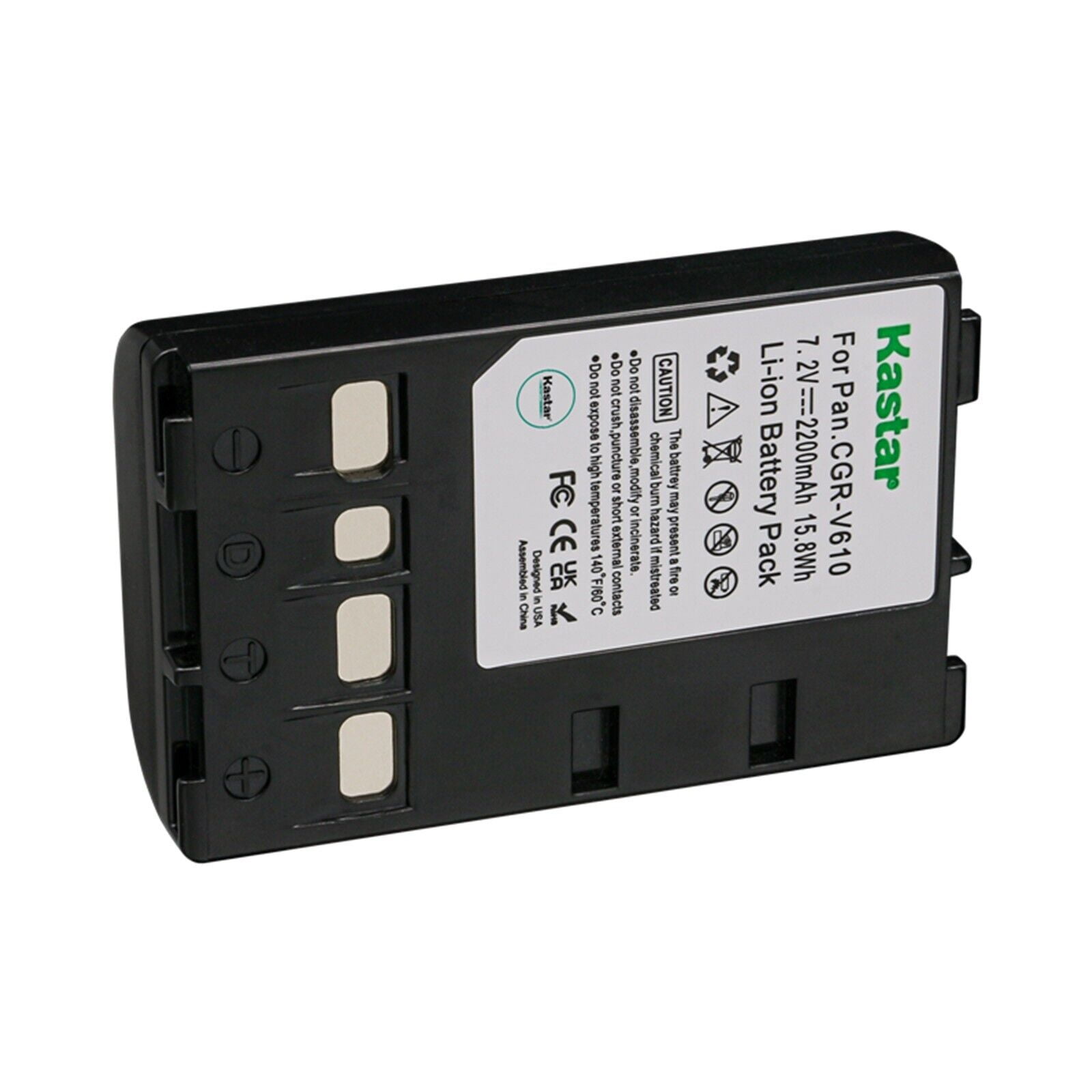 Kastar CGR-V610 Battery 1-Pack Replacement for Panasonic NV-MJ011 ...