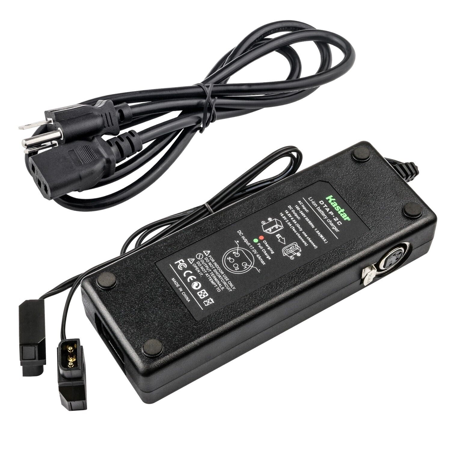 Kastar Dual D-Tap Charger with 4-pin XLR DC Replacement for RED DIGITAL ...