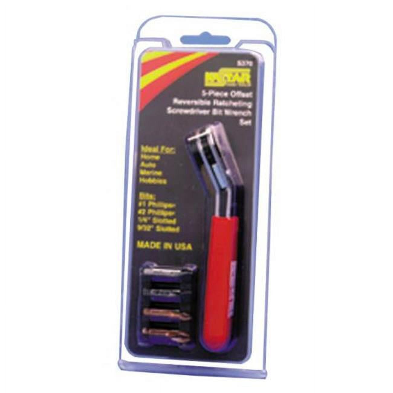 Kastar Hand Tools KH5370 Offset Ratcheting Screwdriver Bit Wrench Set ...