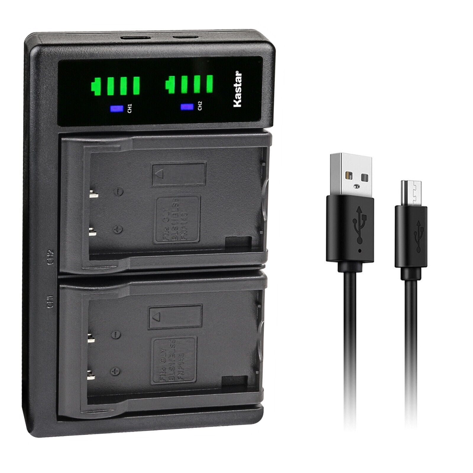 Kastar LTD2 USB Battery Charger Compatible with Olympus BLS-50, PS ...