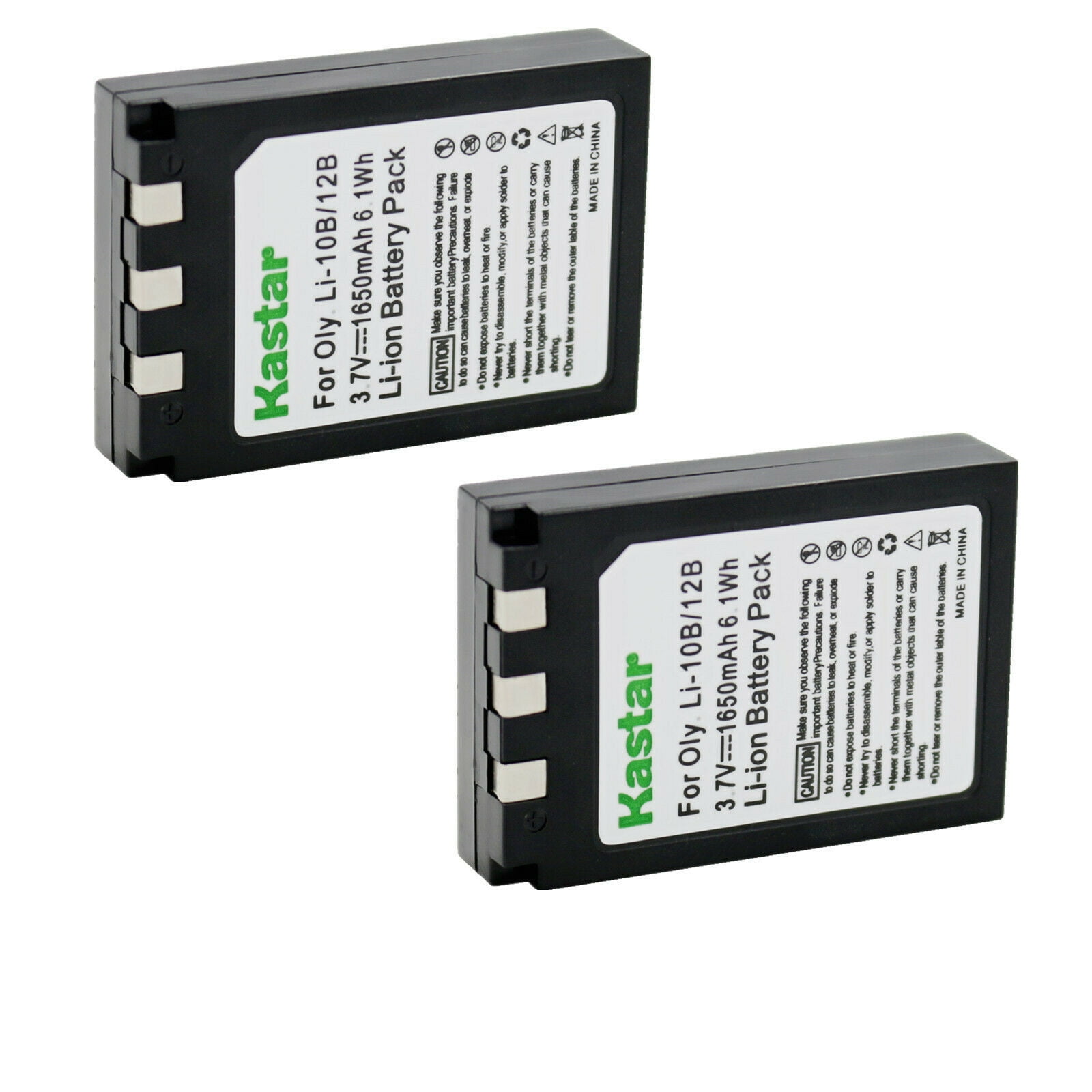 Kastar Li-10B Battery 2-Pack Replacement for Olympus Li-10B Li-12B ...
