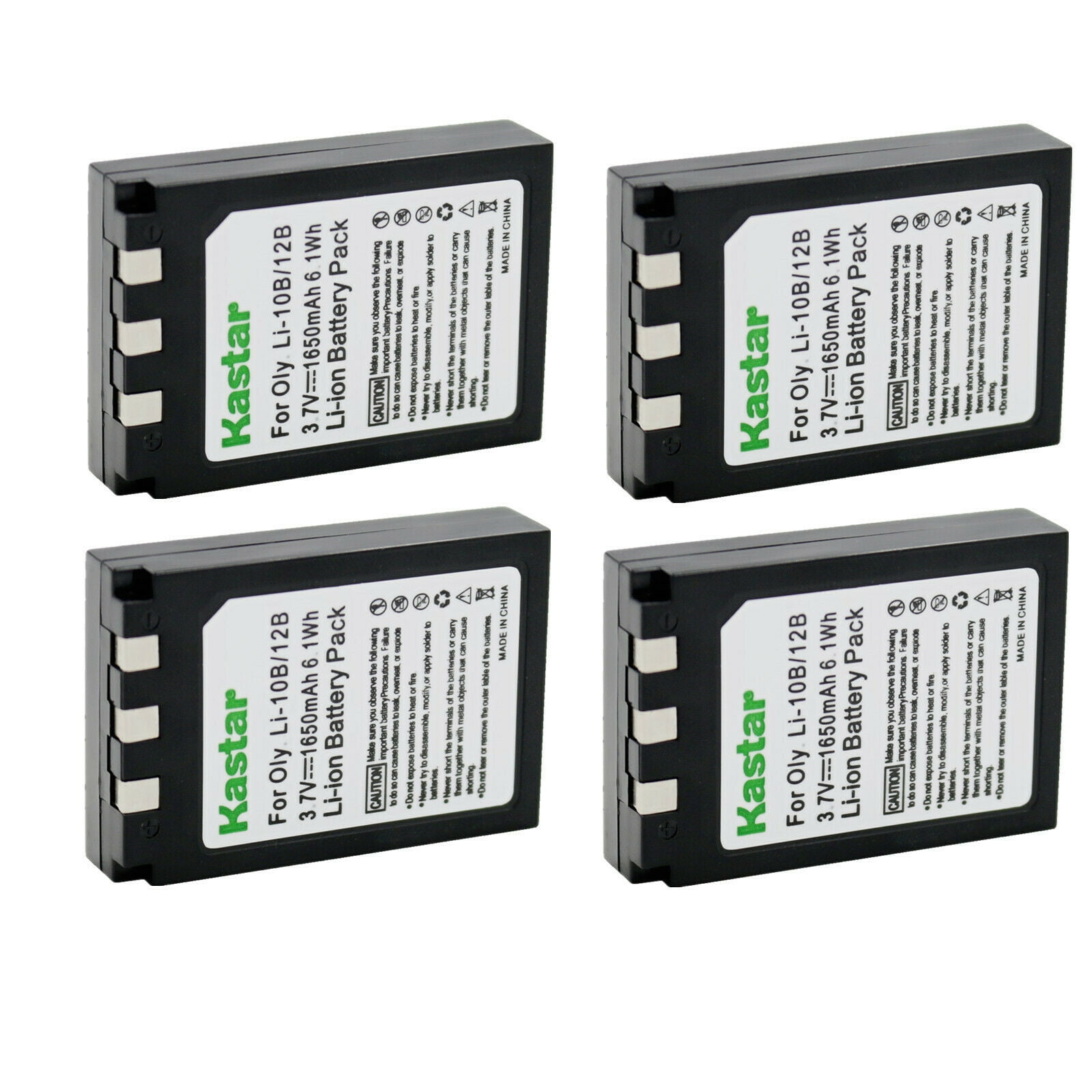 Kastar Li-10B Battery 4-Pack Replacement for Olympus Camedia C-60 Zoom ...