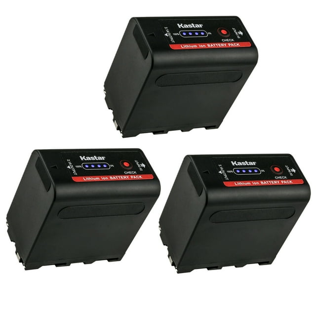 Kastar Magic NP-F980Exp Battery 3-Pack Replacement for Bosma G1 Pro 8K ...