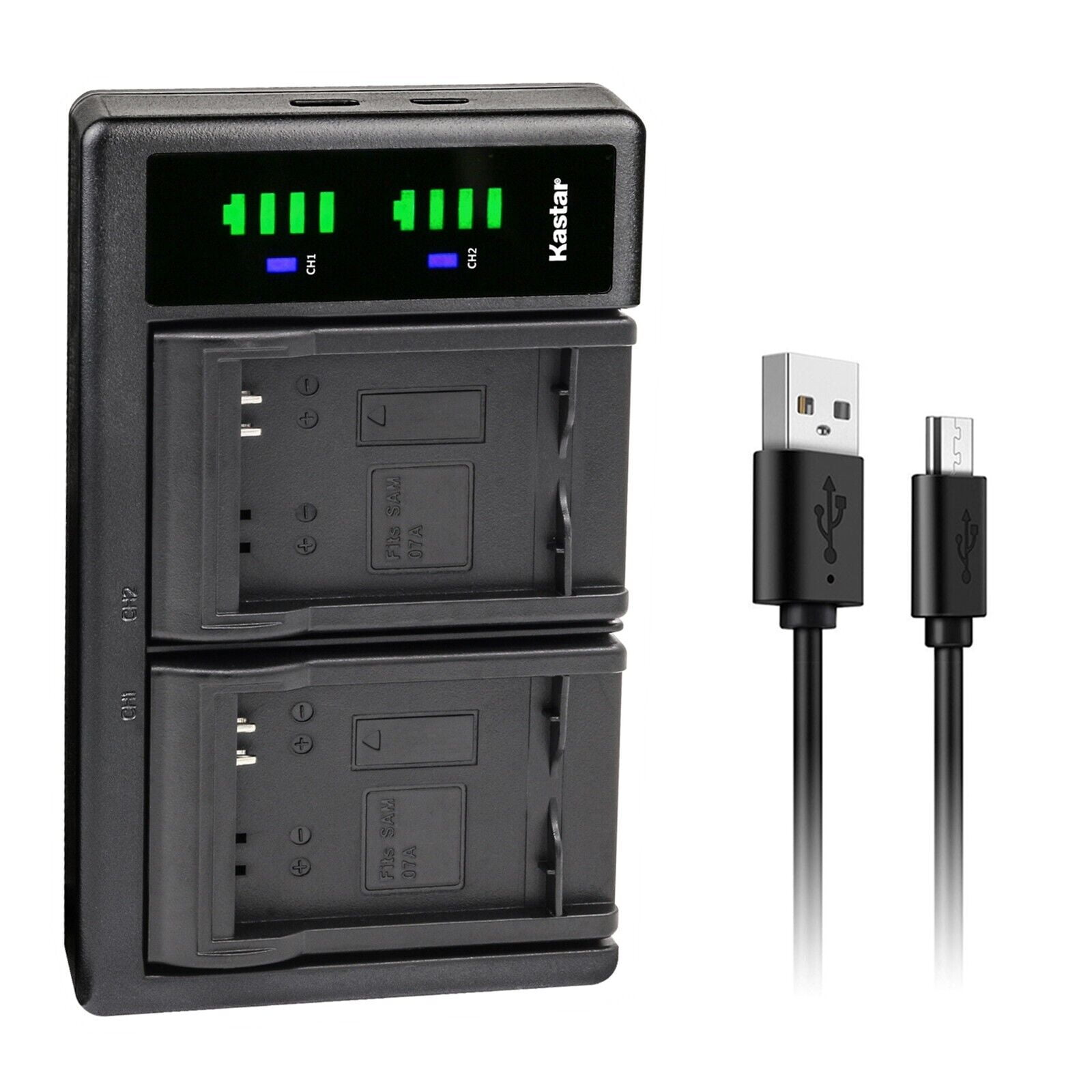 Kastar SLB-07A LTD2 USB Battery Charger Replacement for Samsung SLB-07 ...