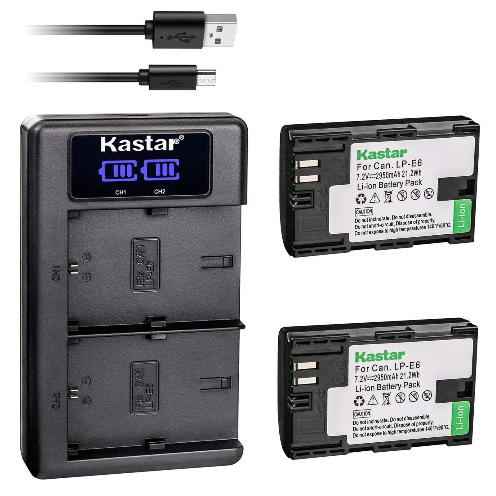 Kastar USB Charger & Batteries | Lens calibration - Walmart Business ...