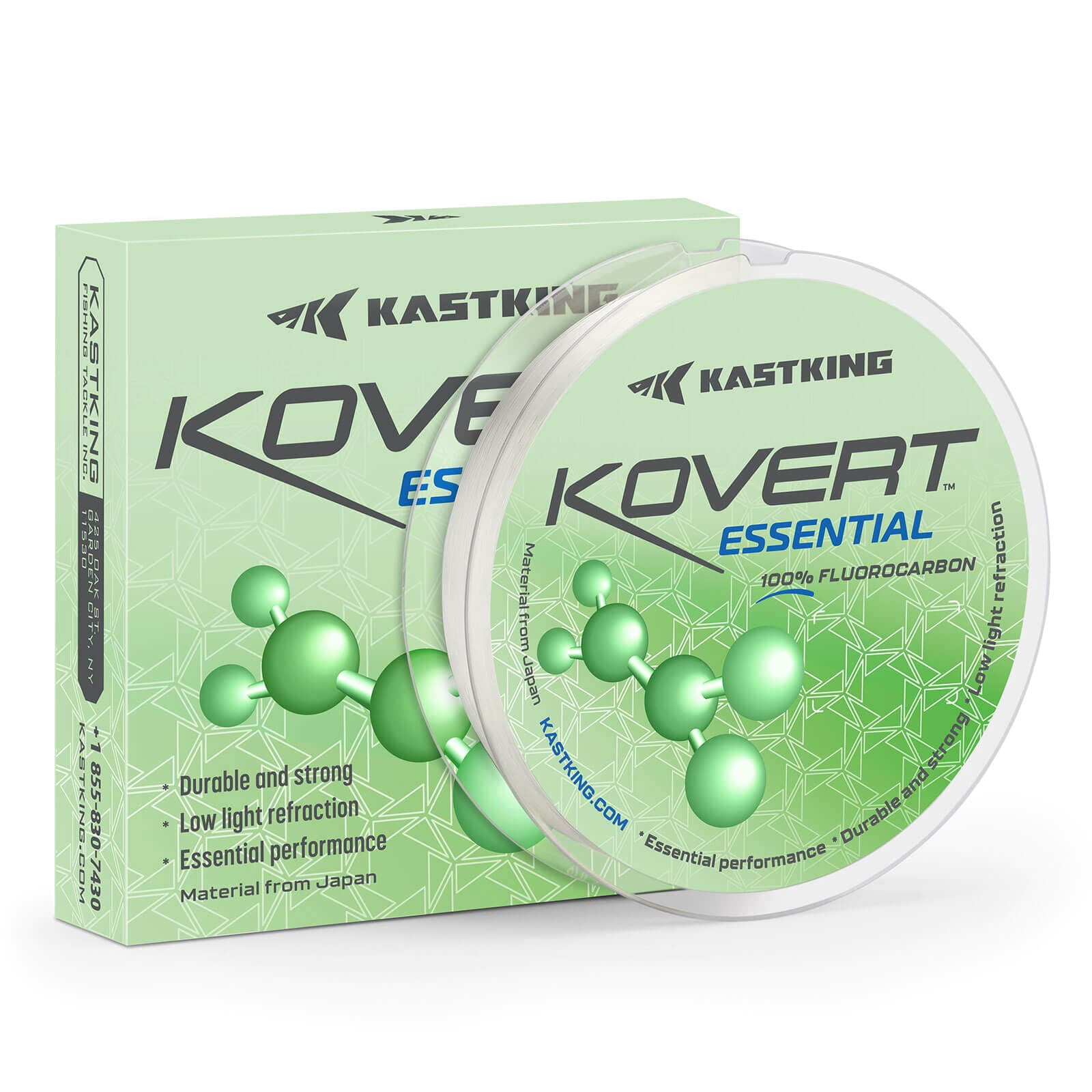 Kastking Kovert Essential 100% Fluorocarbon Fishing Line - Walmart.com