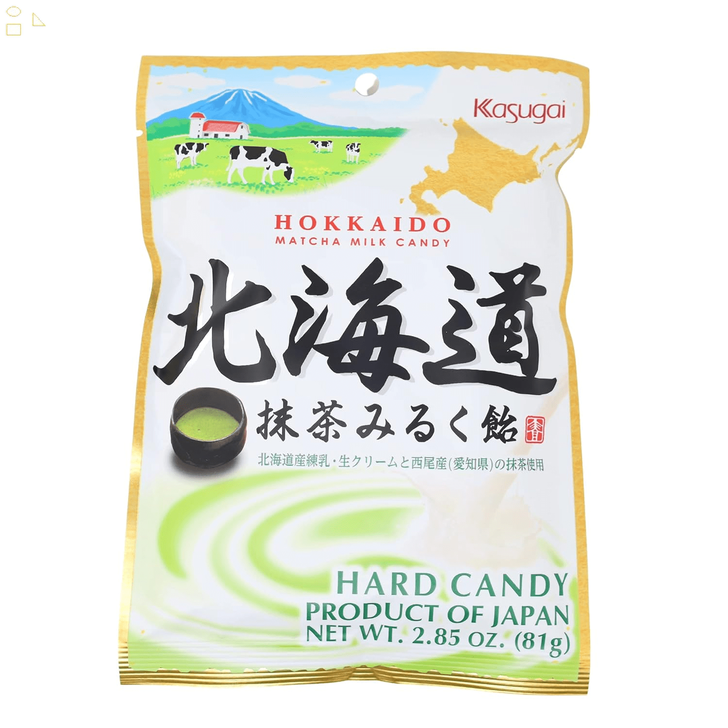 Kasugai Hokkaido Matcha Milk Hard Candy 2.85Oz 81G - Walmart.com