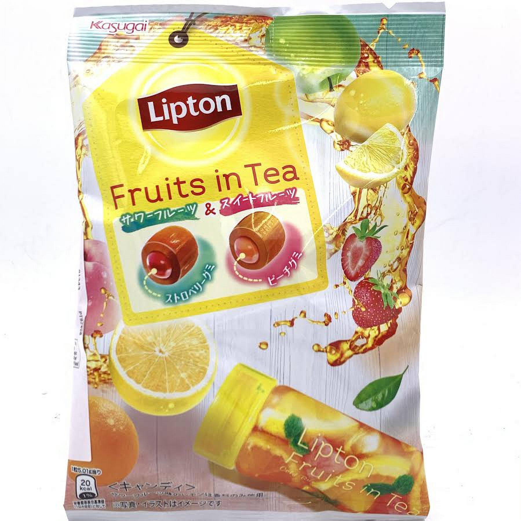 Kasugai Lipton Fruits In Tea Candy Sour & Sweet Flavor 2.04oz/58g ...