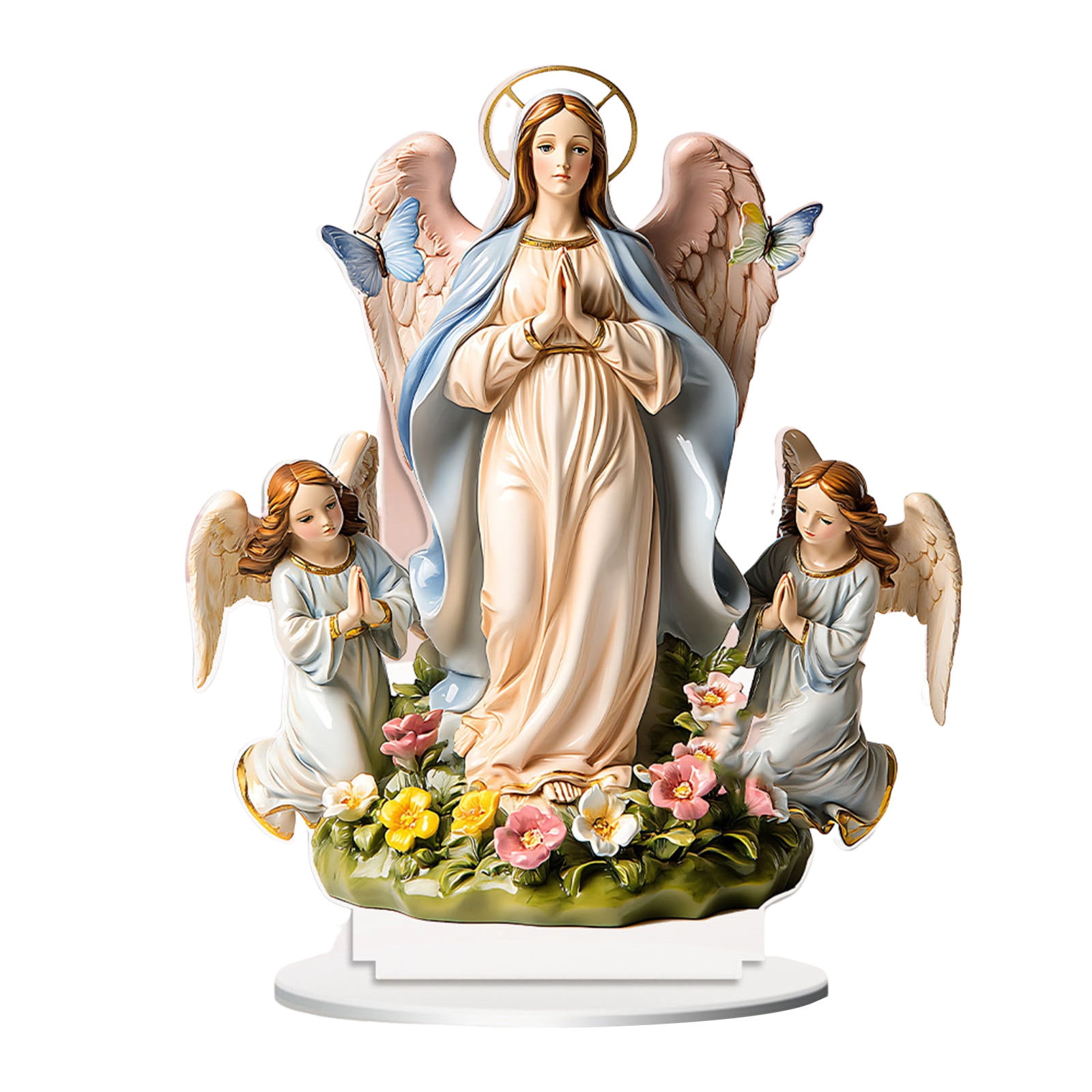 Kasuo Mother's Day Decorations 2D Flat Acrylic Bear, Roses Different ...