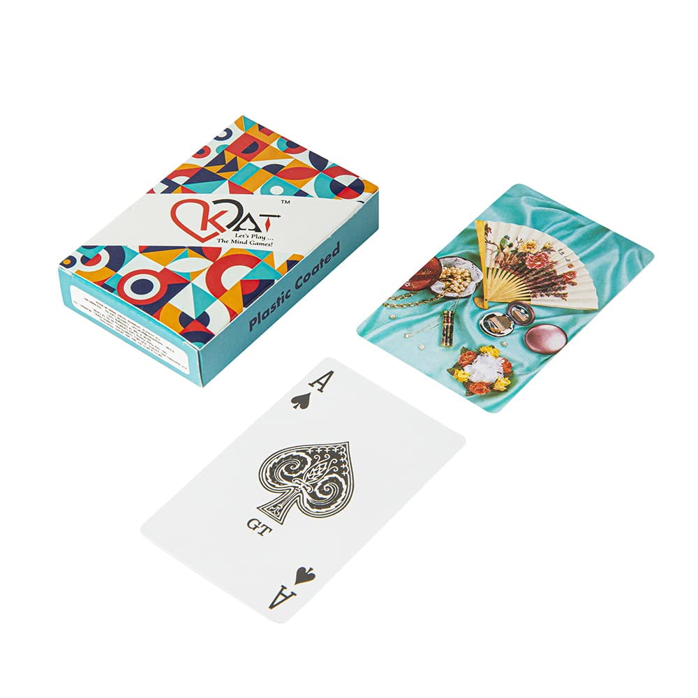 Kat Let’S Play Playing Cards Set Of 12 Plastic Coated Washable ...