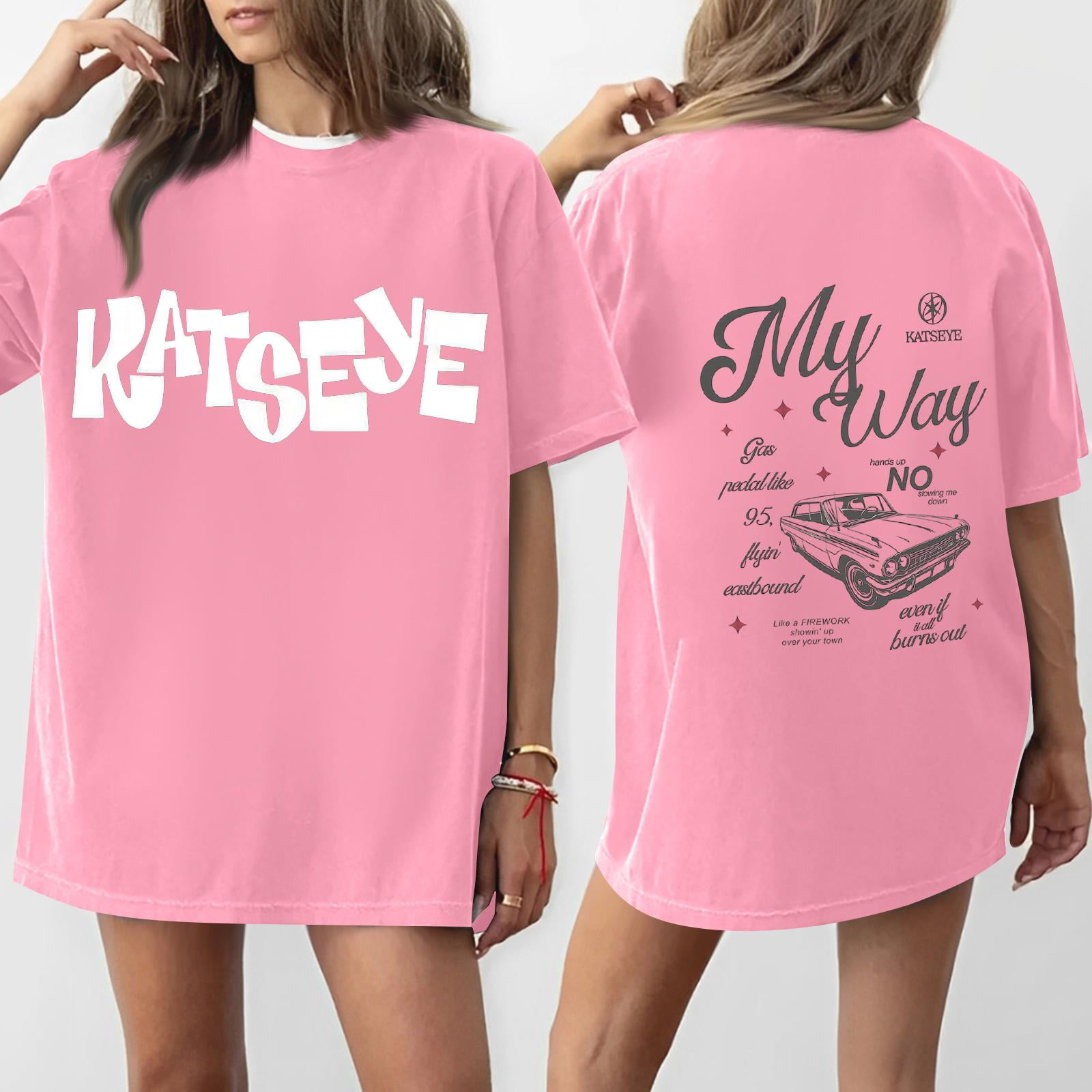 Kat-S+Eye Merch Camiseta Mujer 337- Pink Xxl - Walmart.com