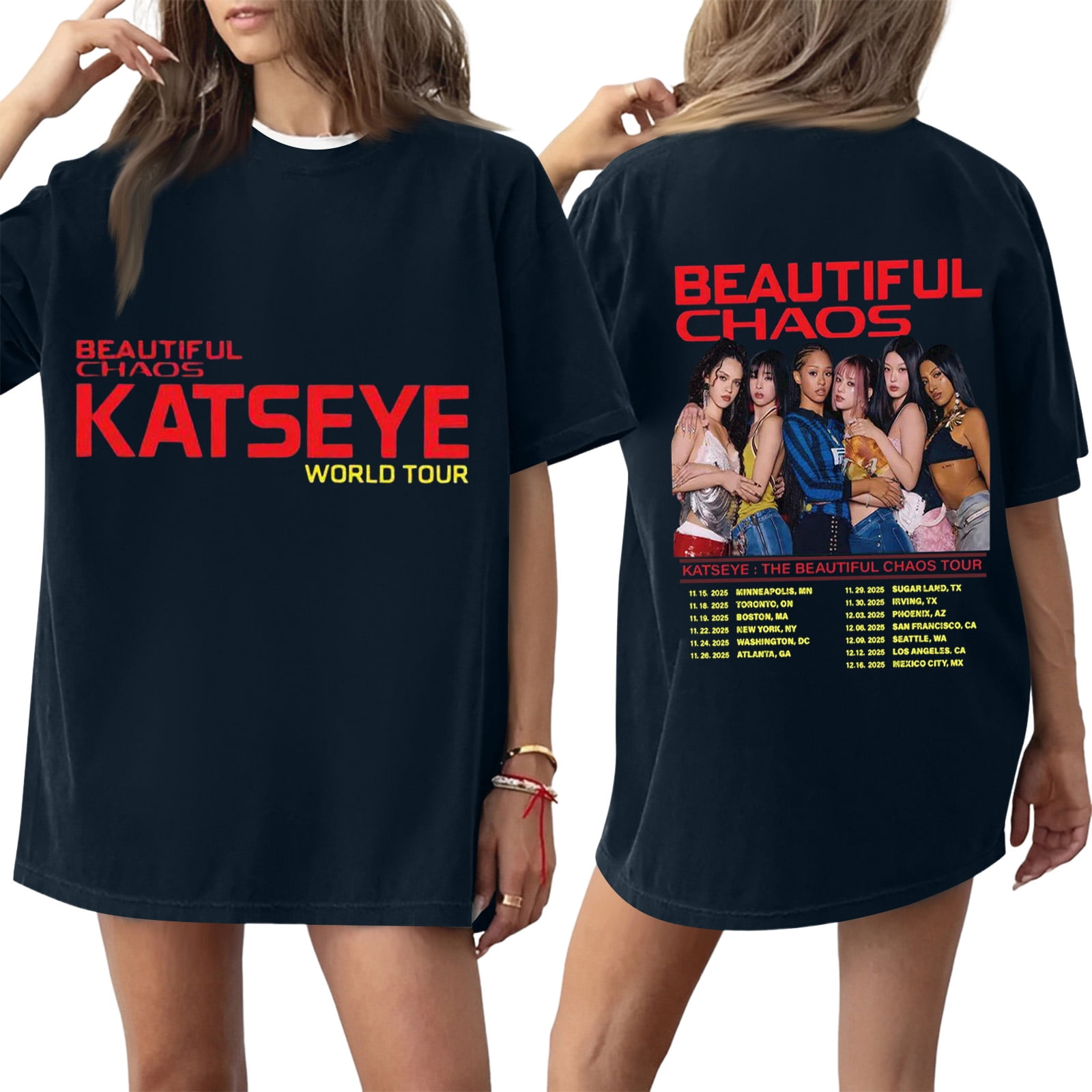 Kat-S+Eye Shirts Womens Tshirt 524 Navy Xxxxl - Walmart.com