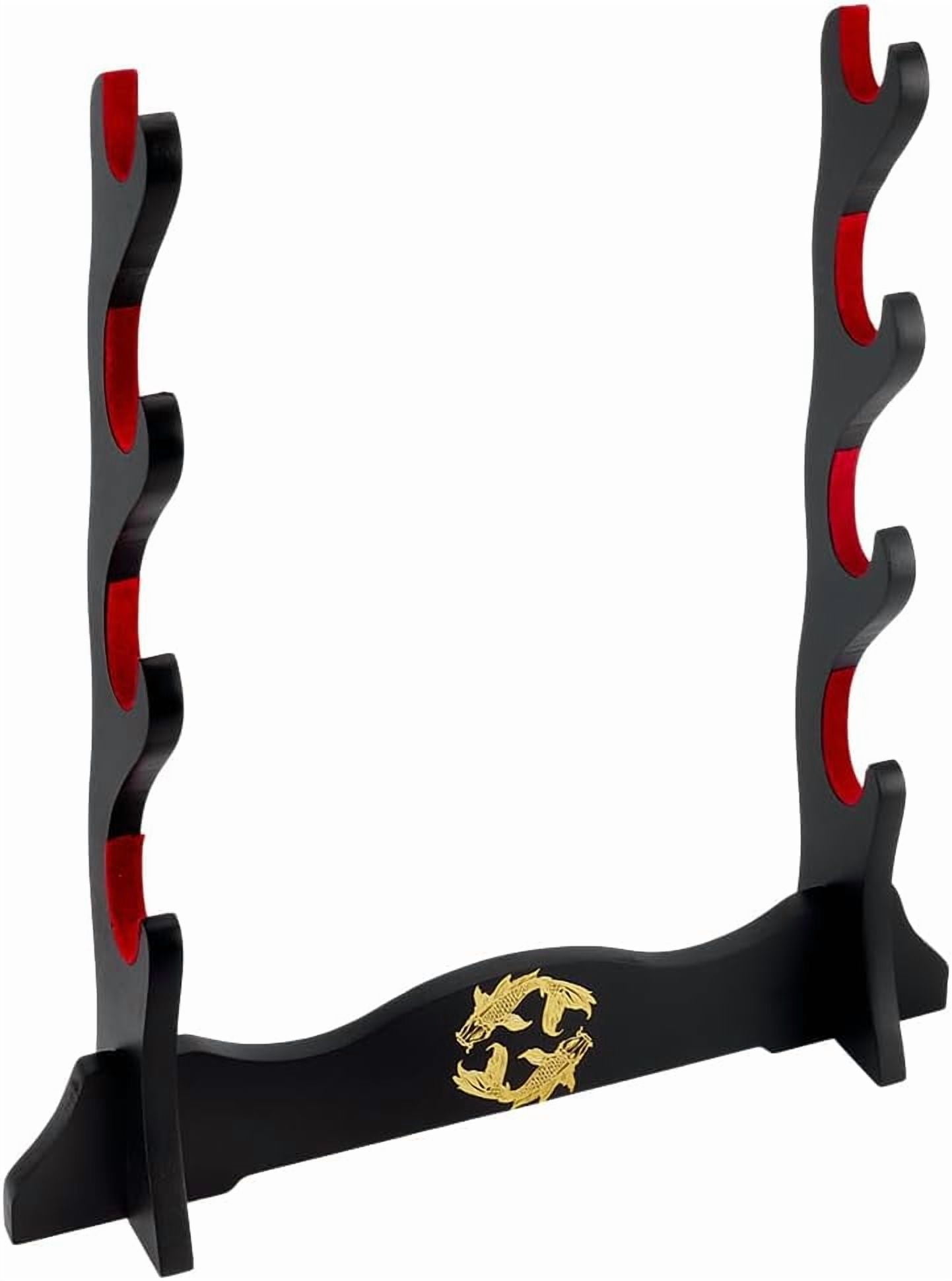 Katana Holder Black Swords Stand Desktop Samurai Holder Stand Display ...