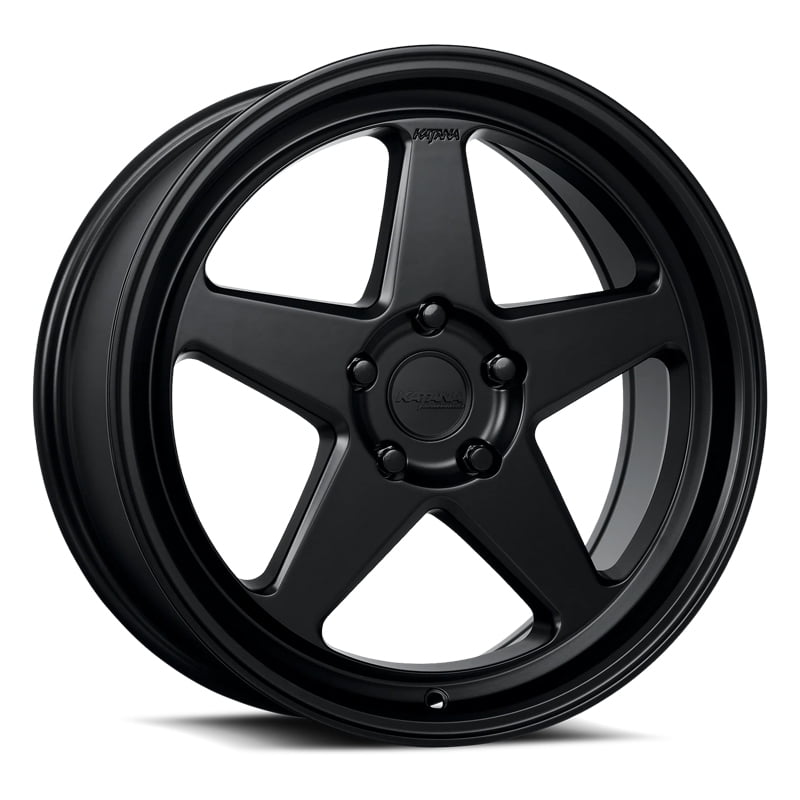 KATANA RACING KR03 18X8 5X100 +40mm Matte Black Alloy Wheel Rim 18 ...