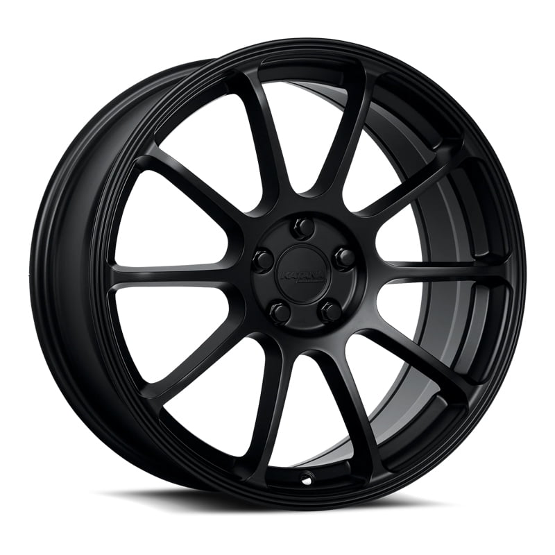 Katana KR07 Matte Black Wheel 5x100 18x8 +40et Racing Performance Rim ...