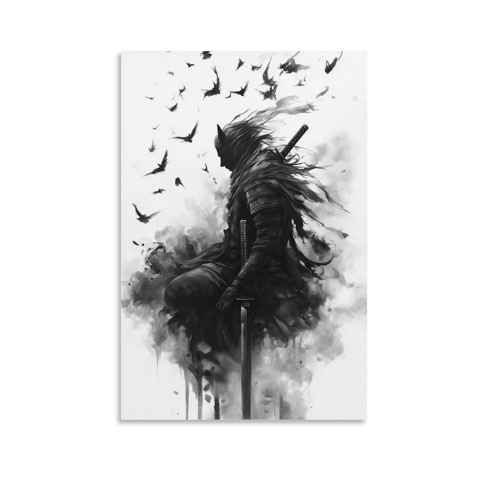 Katana Sword Artwork Artworks Picture Print Poster Wall Art Painting ...