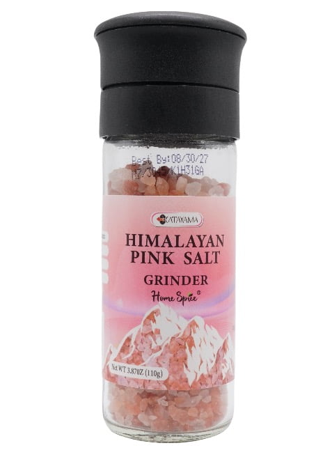 Katayama Himalayan Pink Salt Grinder 3.87 oz - Glass Bottle - Ceramic ...