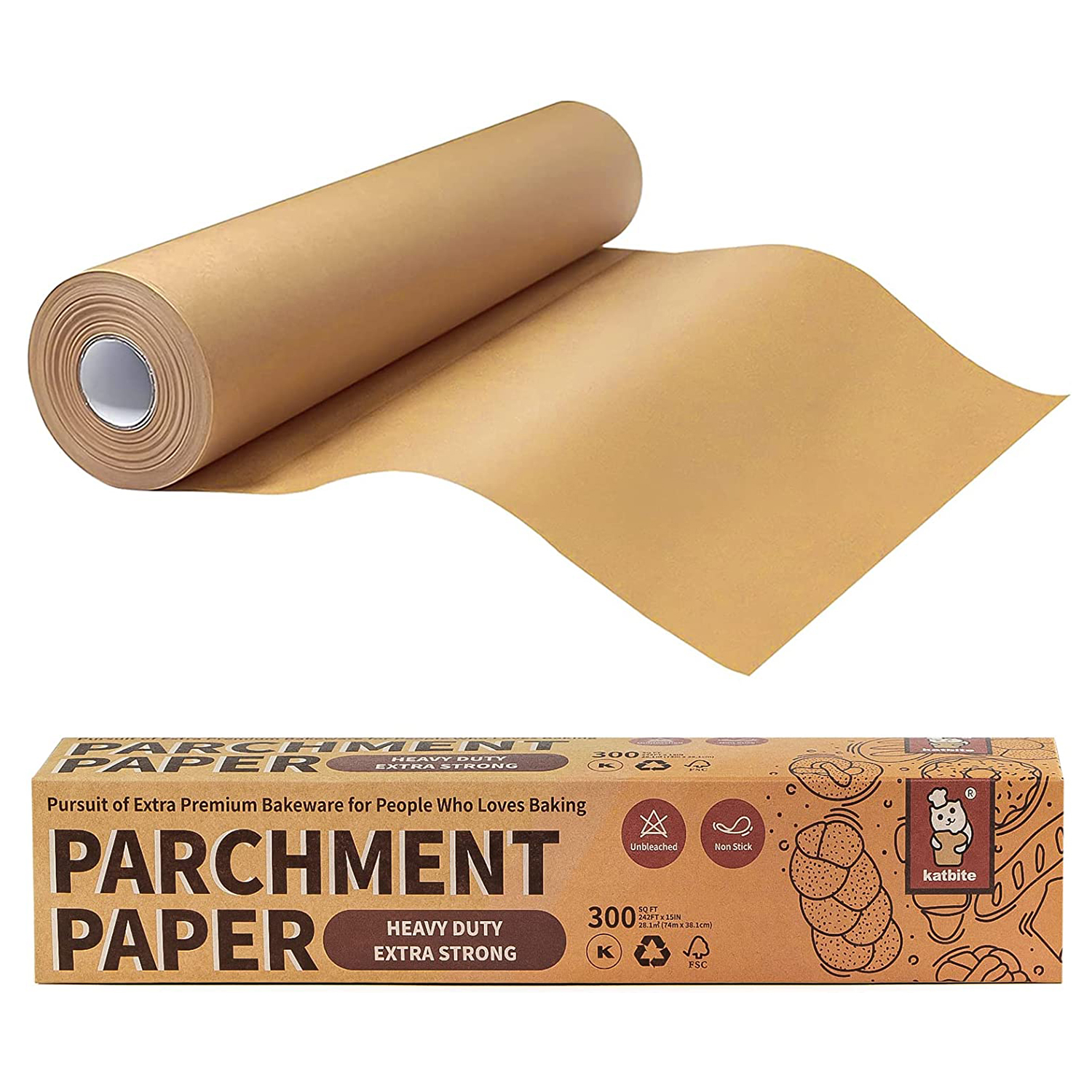 Cooking Paper for Oven Nonstick Waxed Paper Roll Waxing Paper for ...