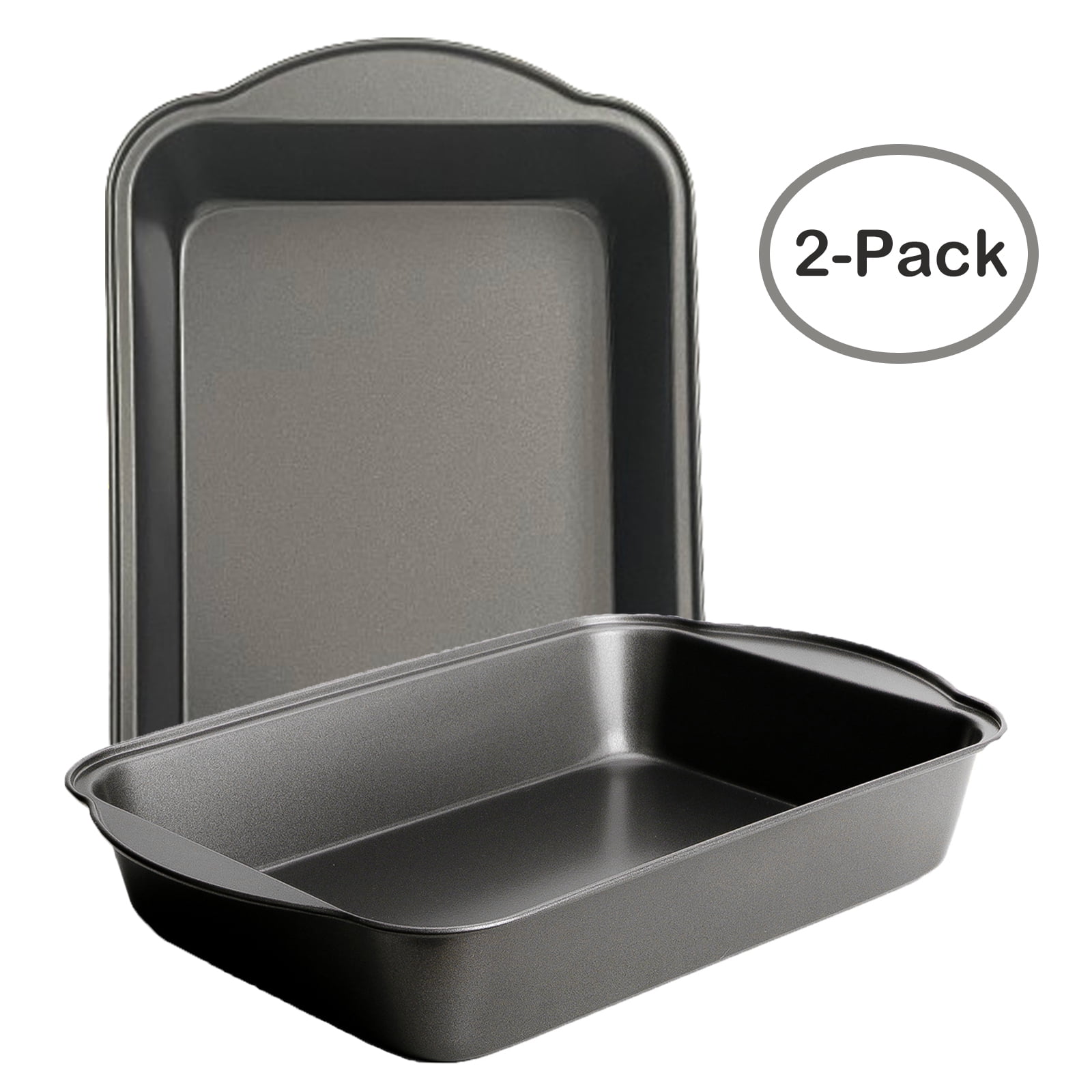 "Katbite 2-Piece Non-Toxic Nonstick Bakeware Set: Deep Oven Tray ...