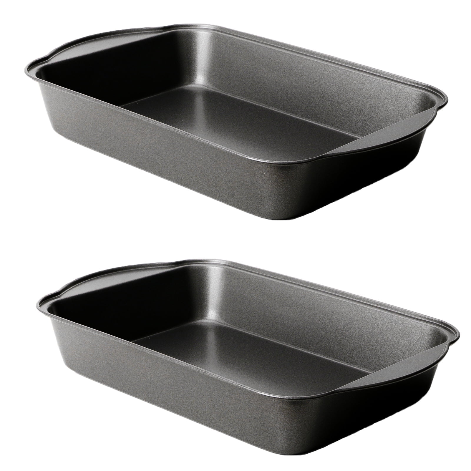 Katbite Kitchen Nonstick 2pcs Baking Pans, Deep Cake Pans for Bread ...