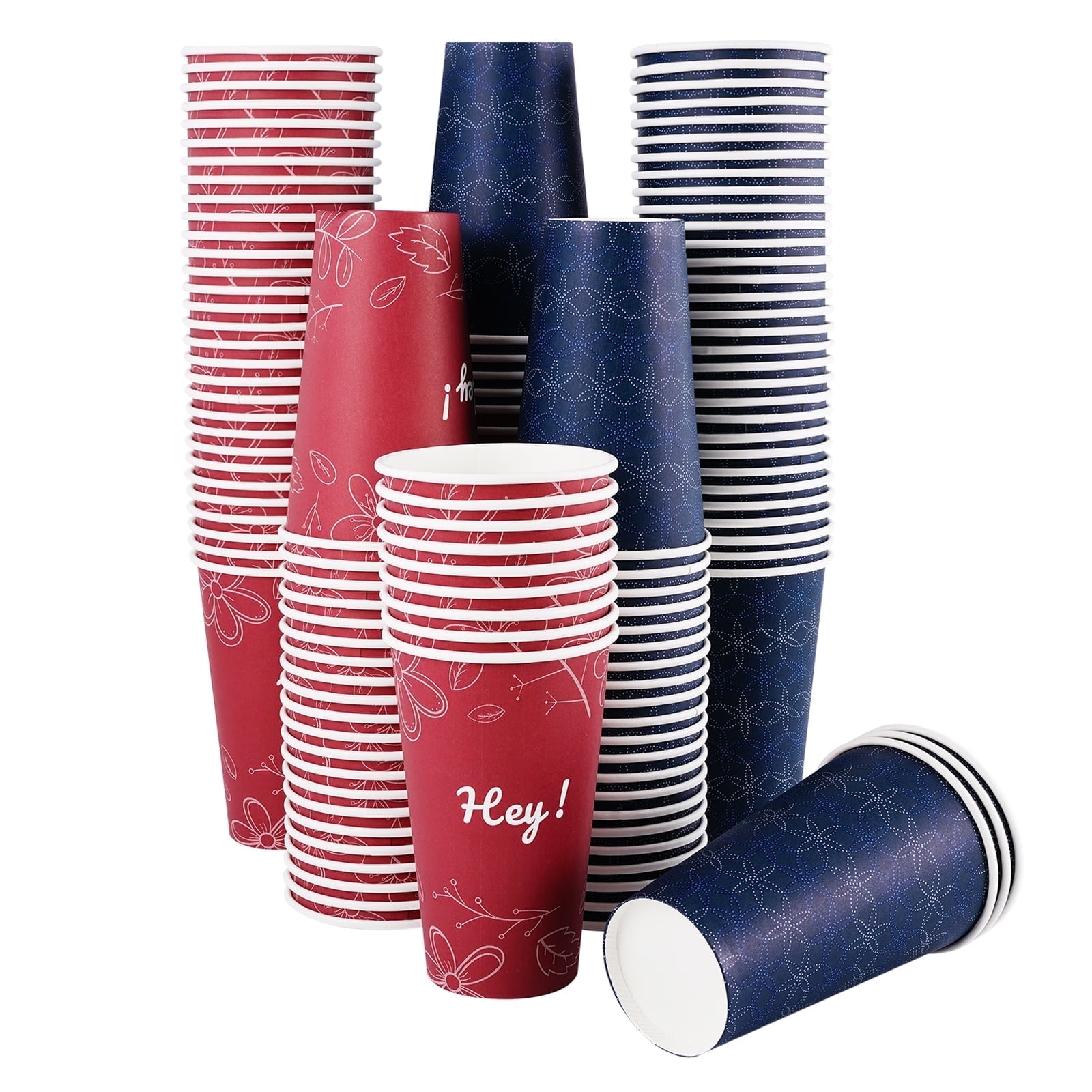Disposable Paper Cups Biodegradable and Eco-Friendly 16 oz 60 Count ...