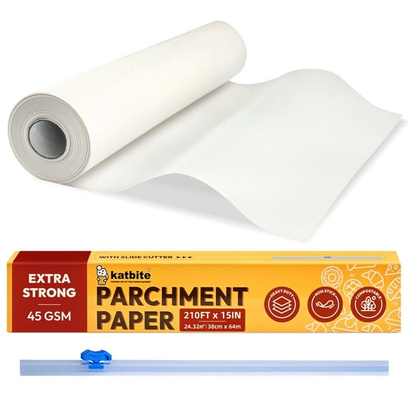 "Great Value Parchment Paper, Greaseproof, Kosher, 50 Sq Ft, 15"" W x ...