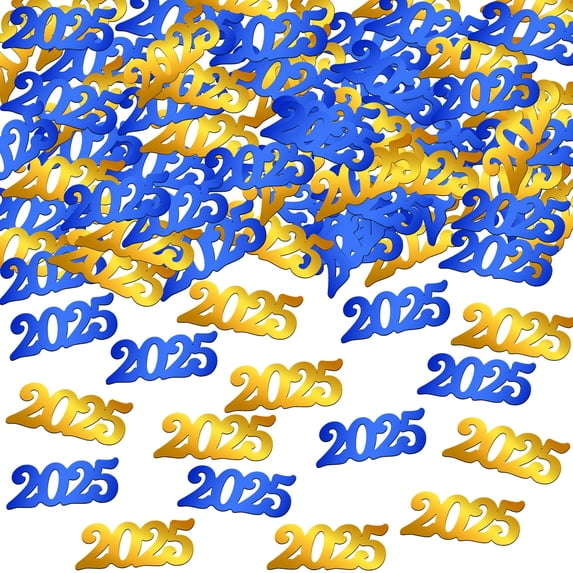 KatchOn, Blue and Gold 2026 Graduation Confetti - Pack of 500 | 2026 ...