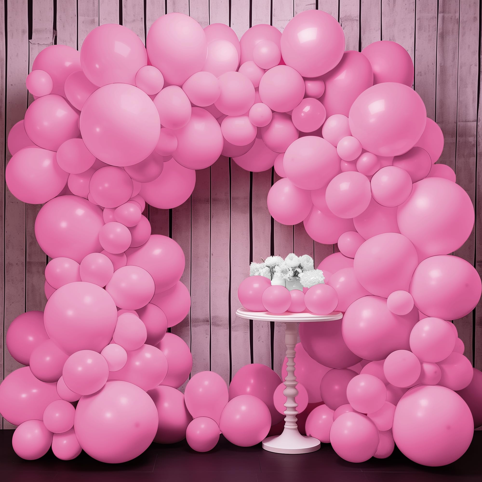 KatchOn, Bubble GumTRDN Pink Balloon Arch Kit - Different Sizes 10, 5 ...