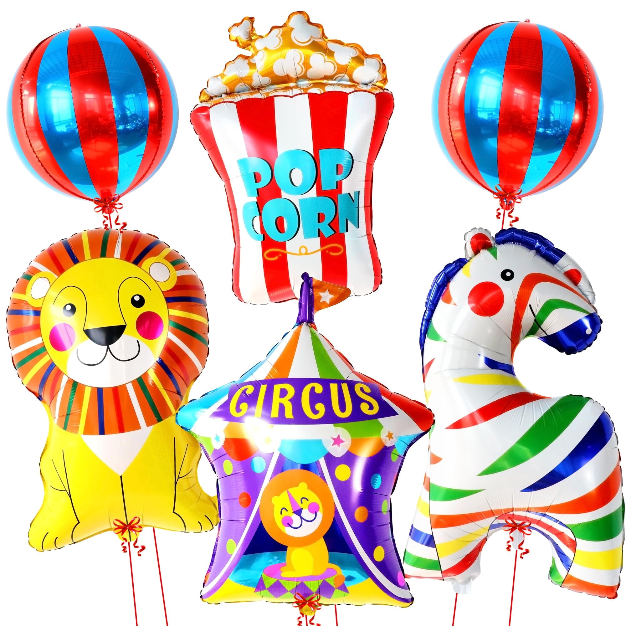 KatchOn, Circus Balloons for Carnival Decorations - Pack of 6 ...