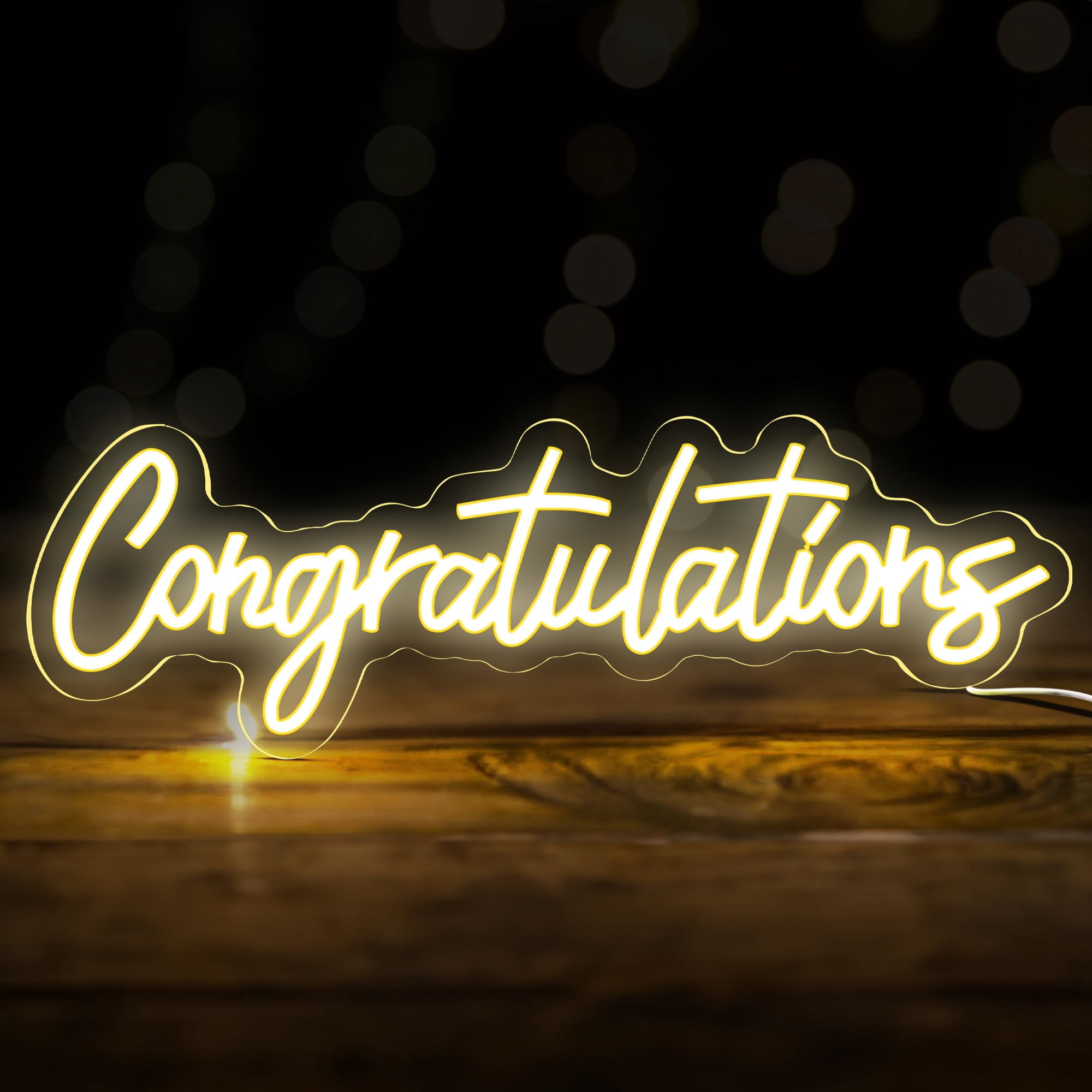 Congratulations Neon Light Sign | Congratulations Light Up sign for ...