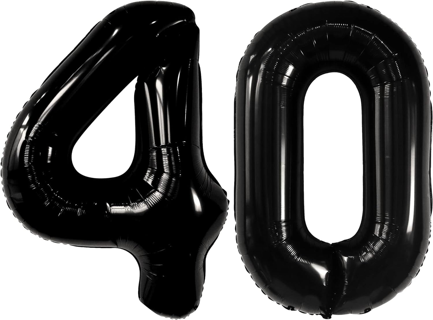 KatchOn, Giant Black 40 Balloon Numbers - 40 Inch | 40th Balloons for ...