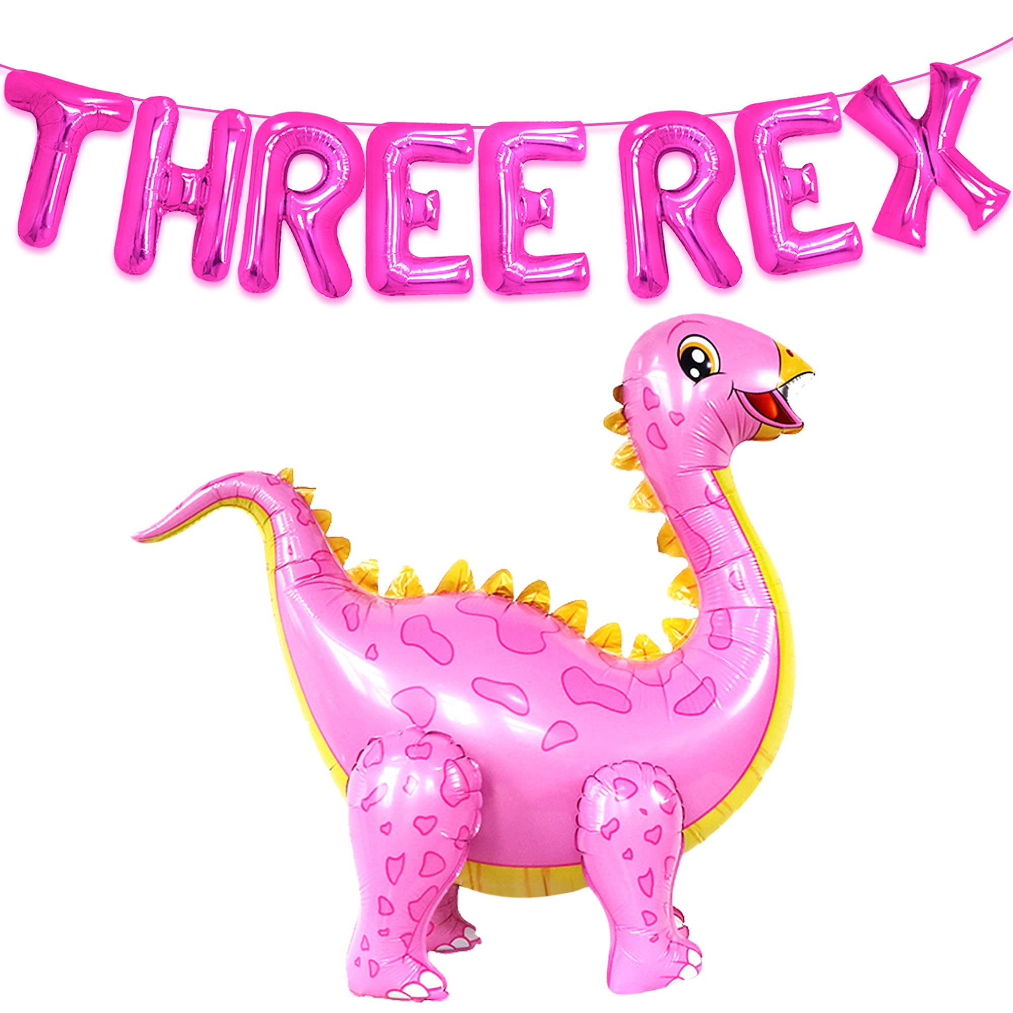 KatchOn, Giant Pink Rex Balloons - H2FSD35 Inch | Rex Balloon | Pink ...