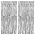 KatchOn, Large Silver Backdrop Curtain - 3.2x8 Feet, Pack of 2, Silver ...