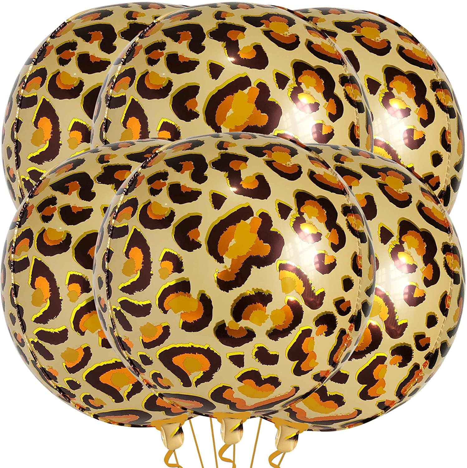 KatchOn, Leopard Balloons for Birthday Party - Big 22 Inch, Pack of 6 ...