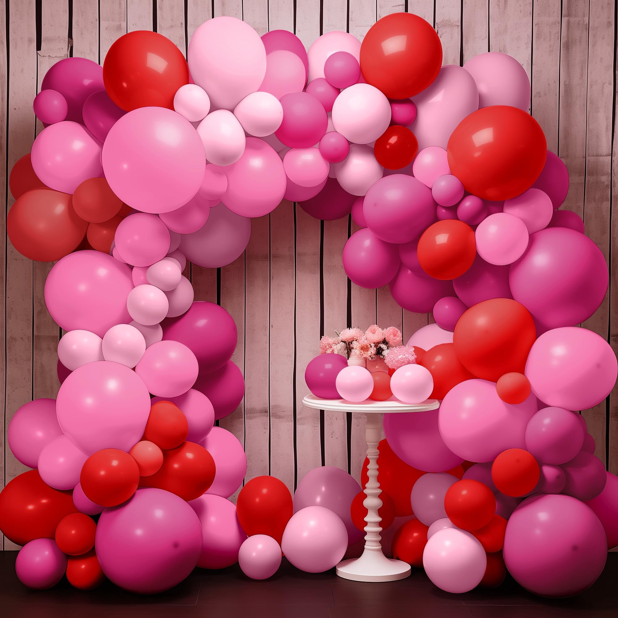 KatchOn, Pink andTRDN Red Balloon Arch Kit - Huge 18 Inch, Pack of 186 ...