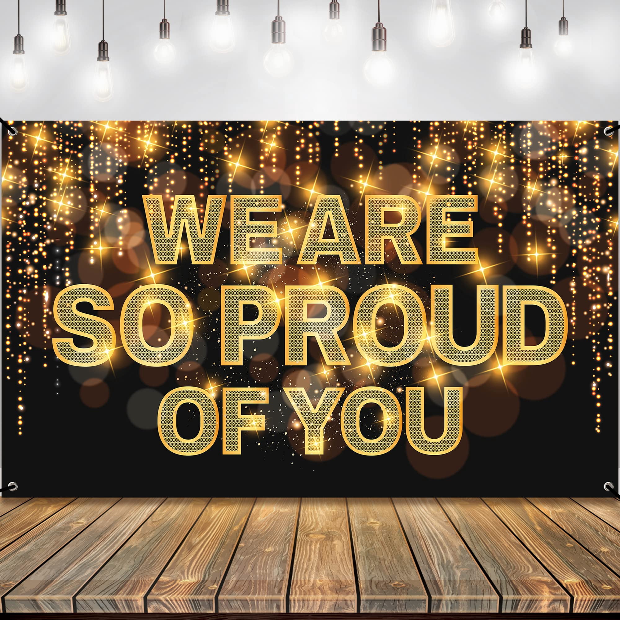 KatchOn, We Are So Proud of You Banner - XtraLarge, 72x44 Inch | Black ...