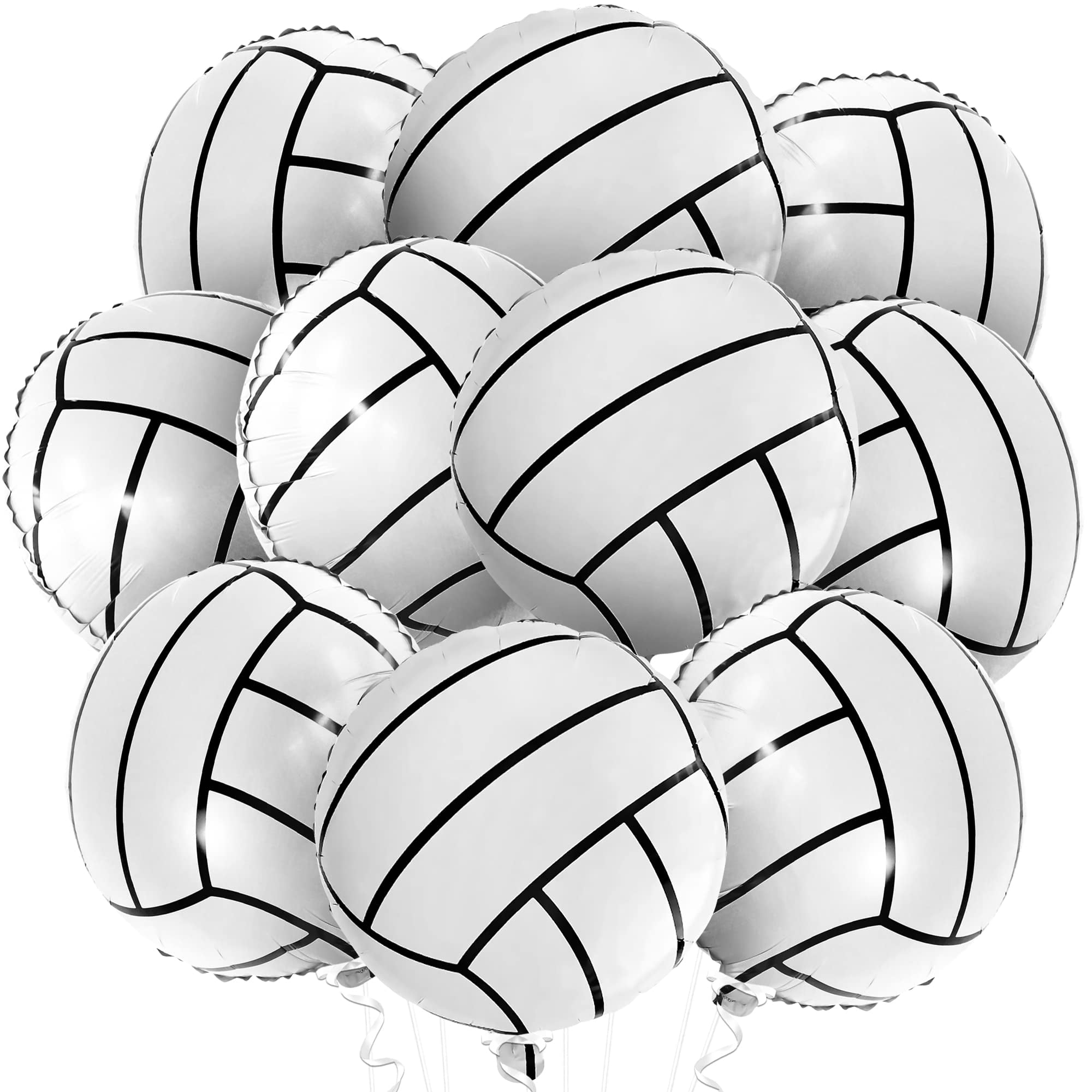 KatchOn Volleyball Balloons - 18 Inch, Pack of 10 | Sports Balloons for ...
