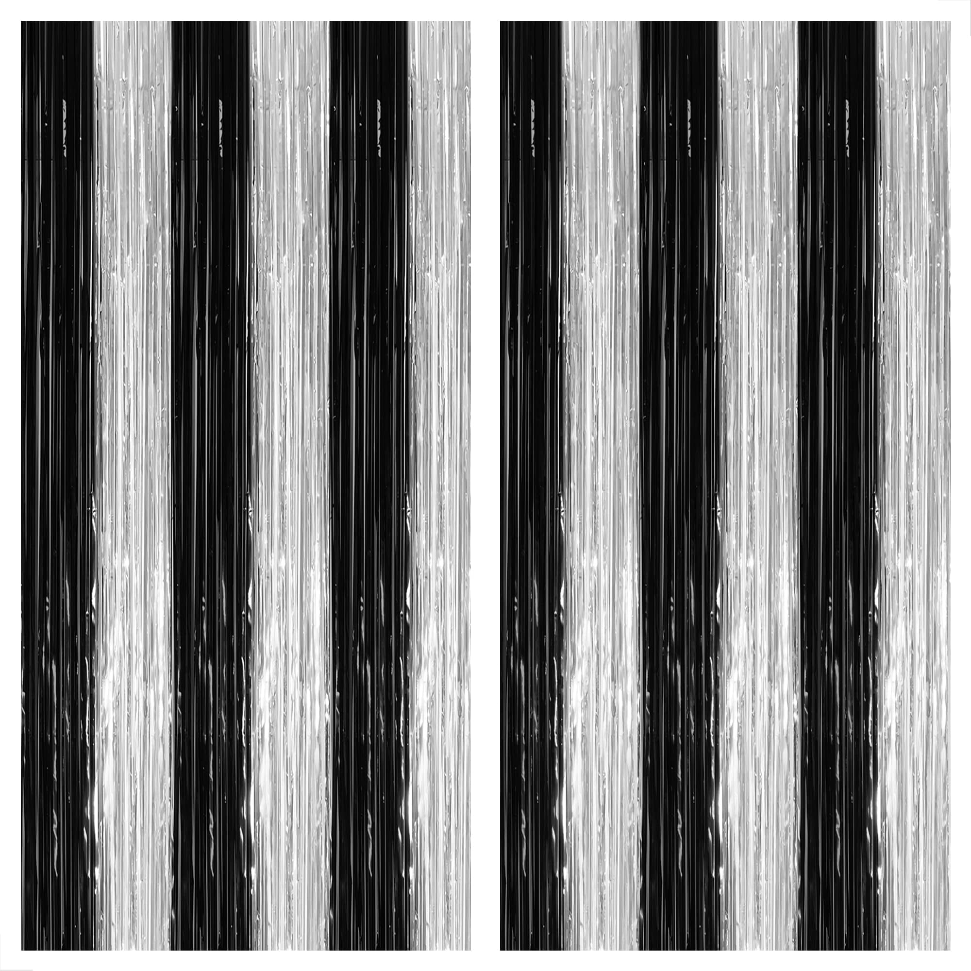 KatchOn, Xtralarge Black and Gold Streamers - 8x3.2 Feet, Pack of 2 ...