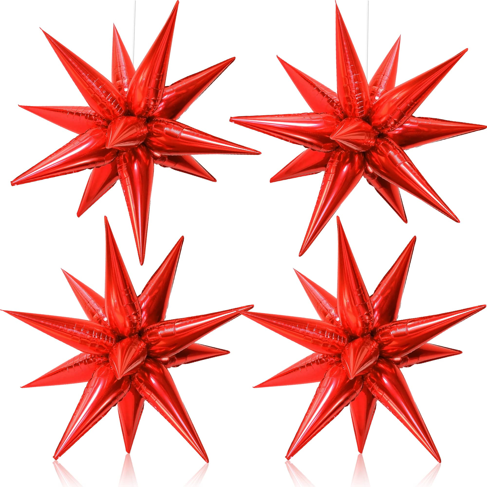 Katchon,large Red Star Balloons - 20 Inch, Pack Of 50 | Red Balloons ...