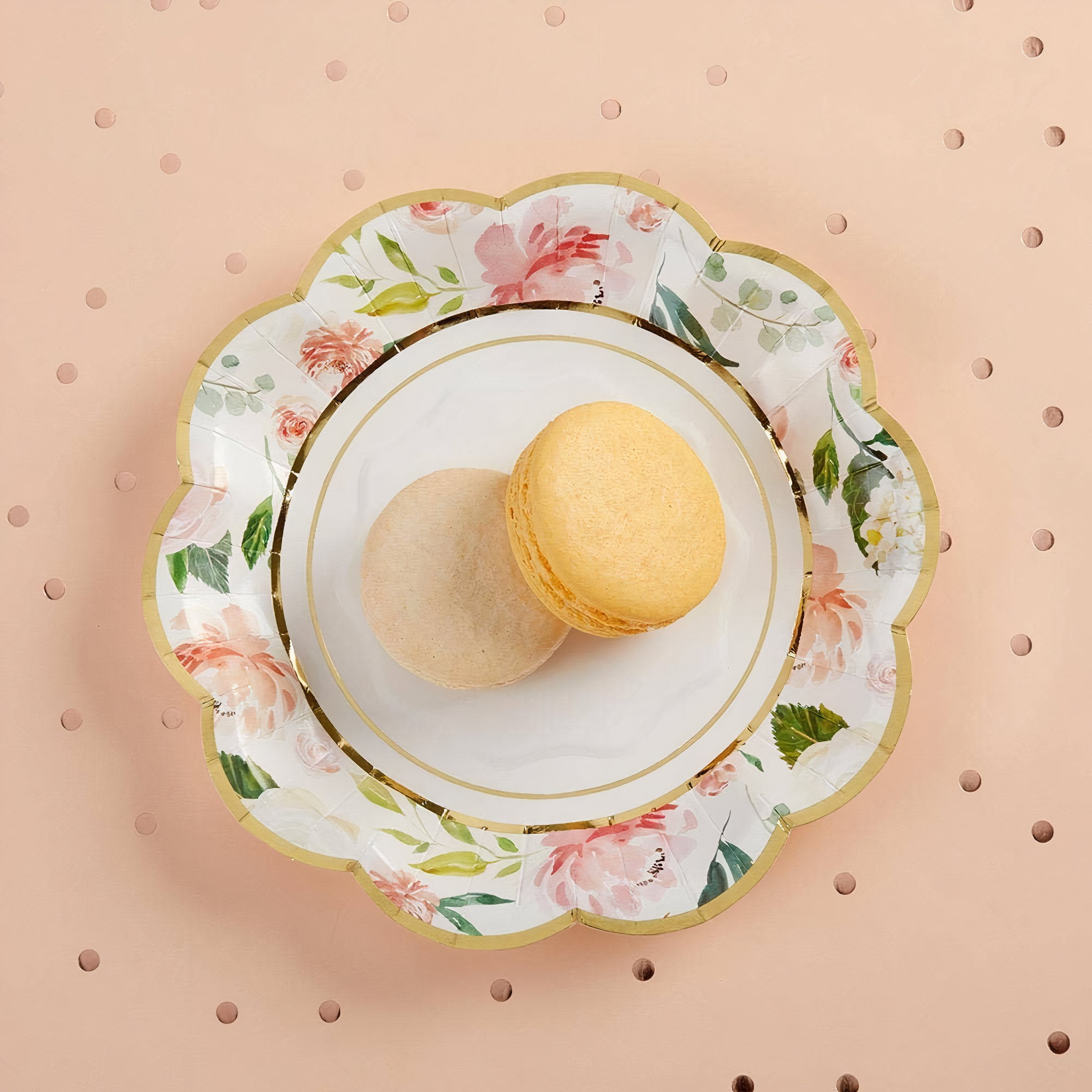 Kate Aspen Brunch Floral 7" Paper Plate - Walmart.com