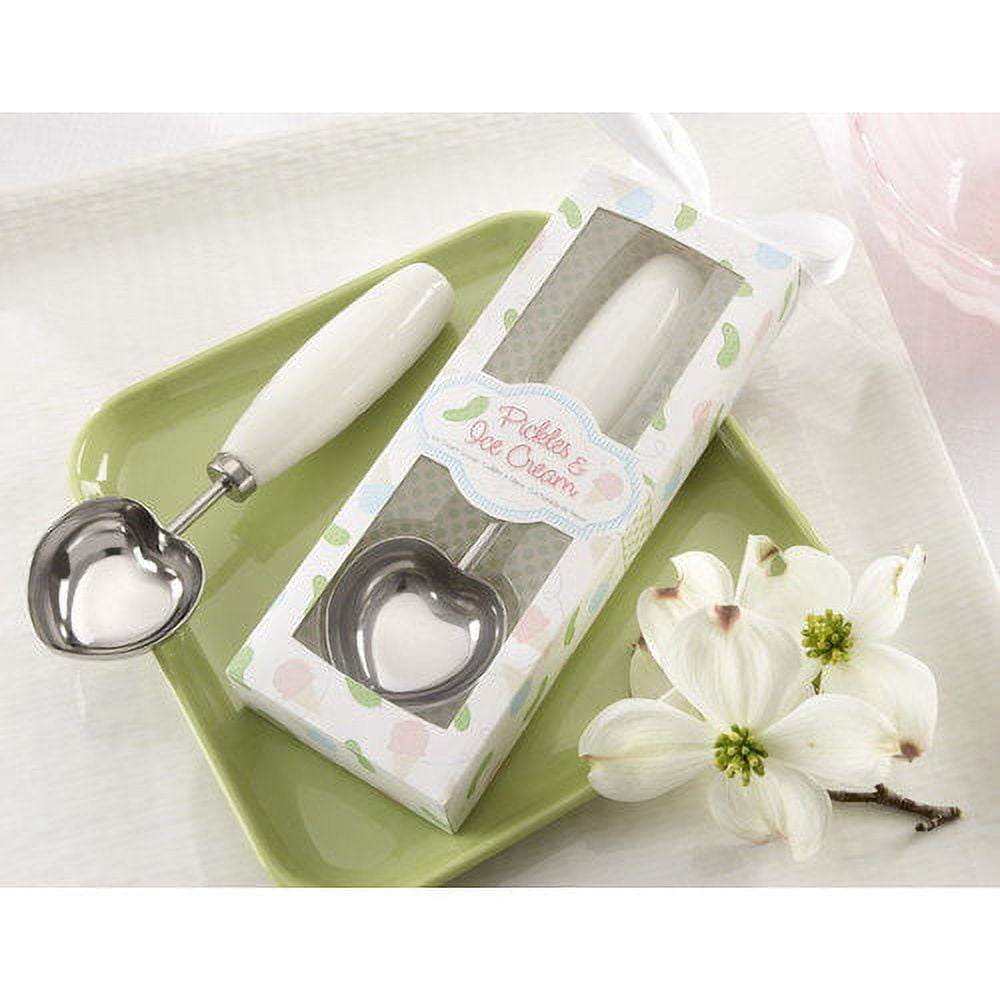 Kate Aspen "Pickles And Ice Cream" Stainless-Steel Heart-Shaped Ice ...