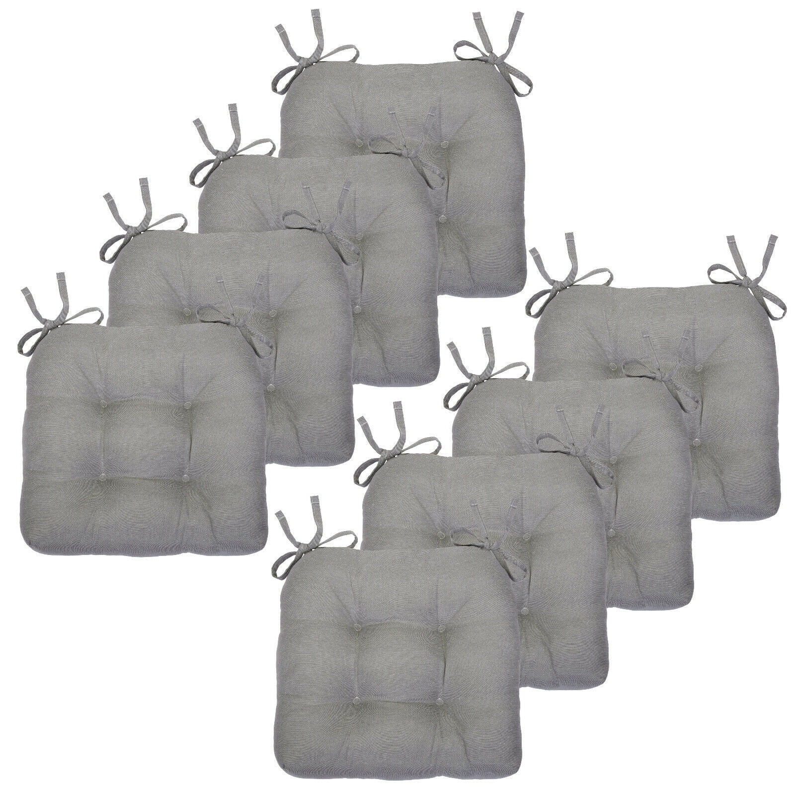 Kate Aurora Solid Colored Dining Room & Bedroom Chair Cushions with ...