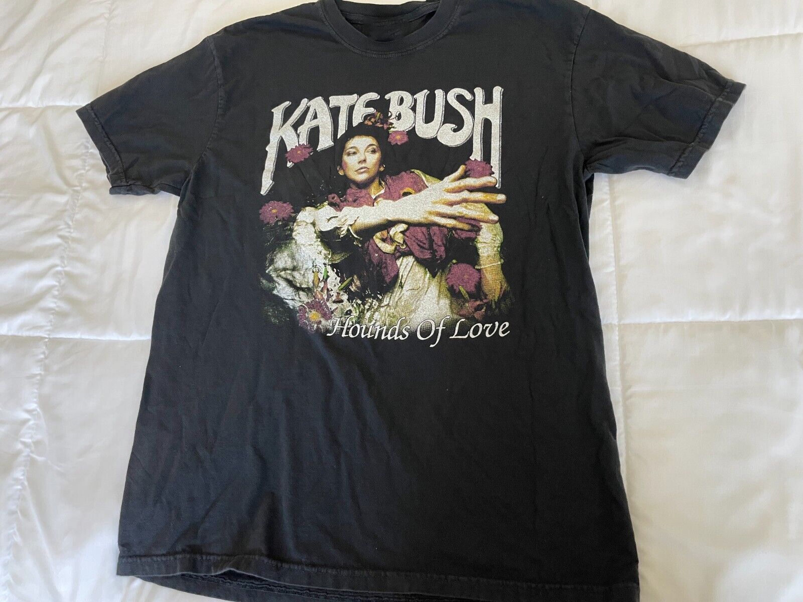 Kate Bush Hounds of Love Short Sleeve Tee Shirts For Adult Black ...