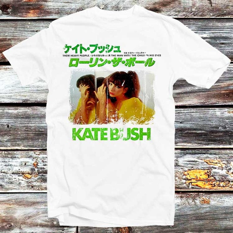 Kate Bush Them Heavy People Japan T shirt The Man With The Chield In ...