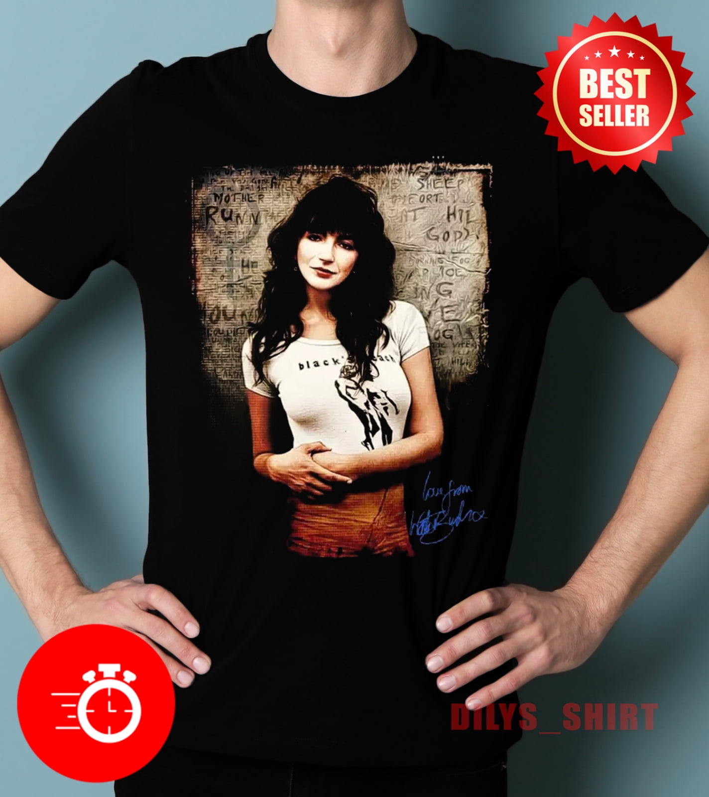 Kate Bush signature T-Shirt S-5XL PN249 - Walmart.com