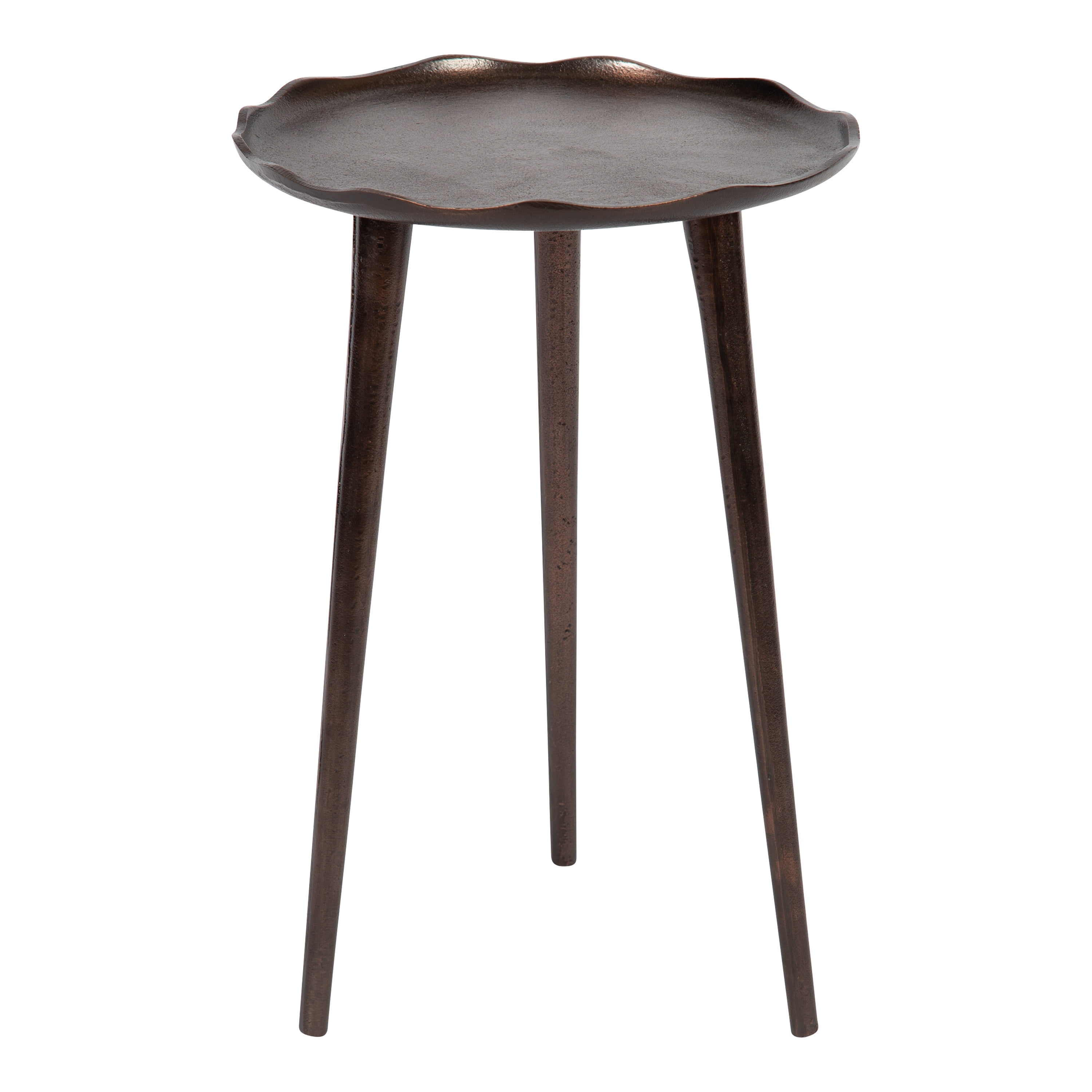 Kate and Laurel Alessia Modern Round Metal Side Table, 15 x 15 x 22 ...
