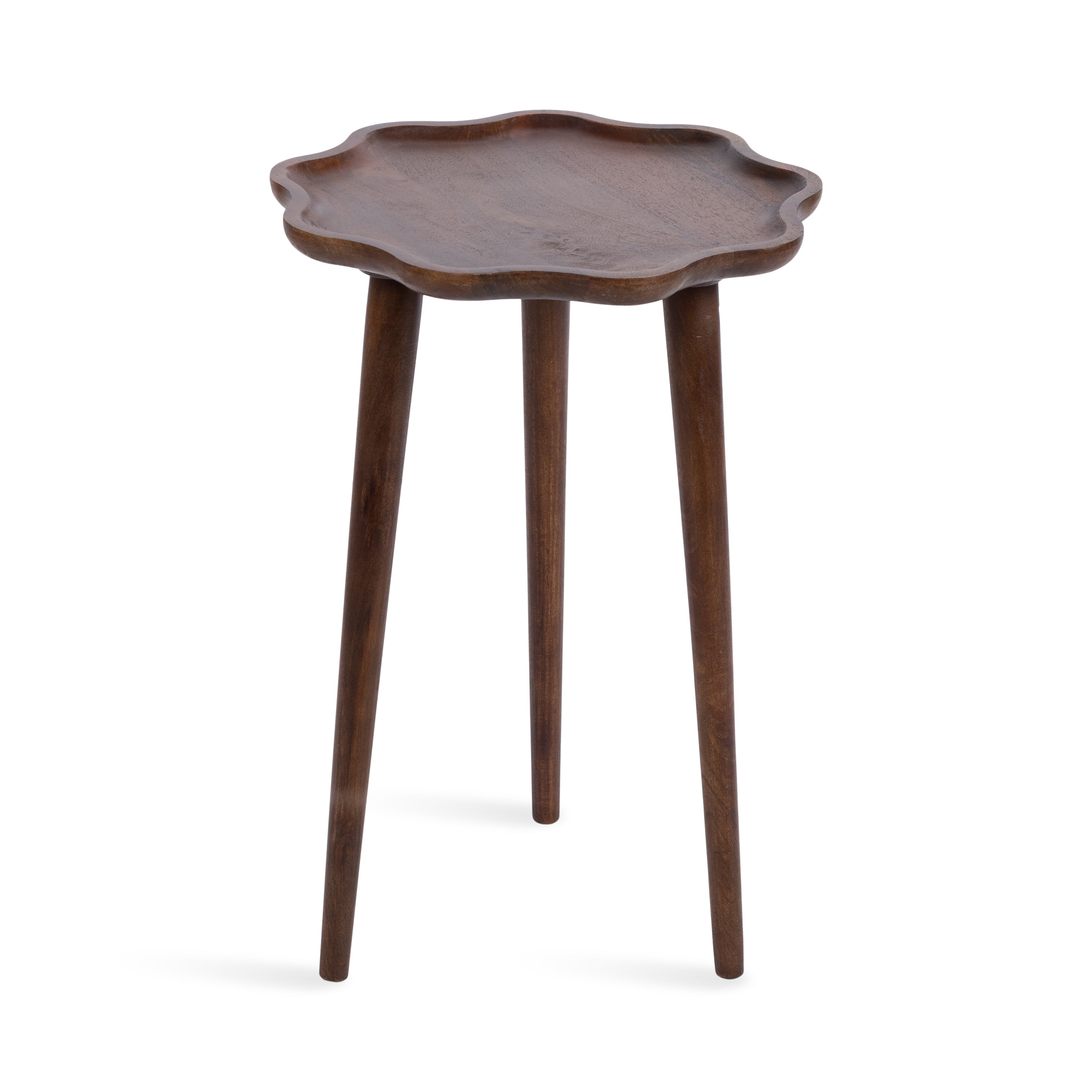 Kate and Laurel Alezar Modern Wooden Round Side Table, 15 x 15 x 22 ...