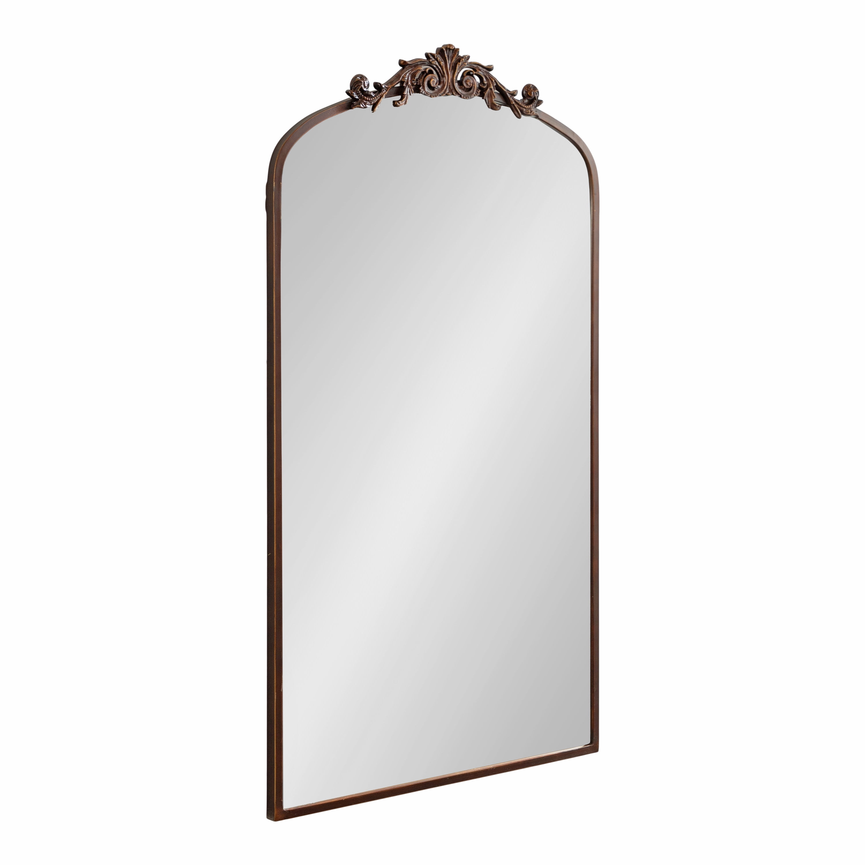 Kate and Laurel Arendahl Glam Arched Tall Panel Mirror, 24 x 42, Bronze ...