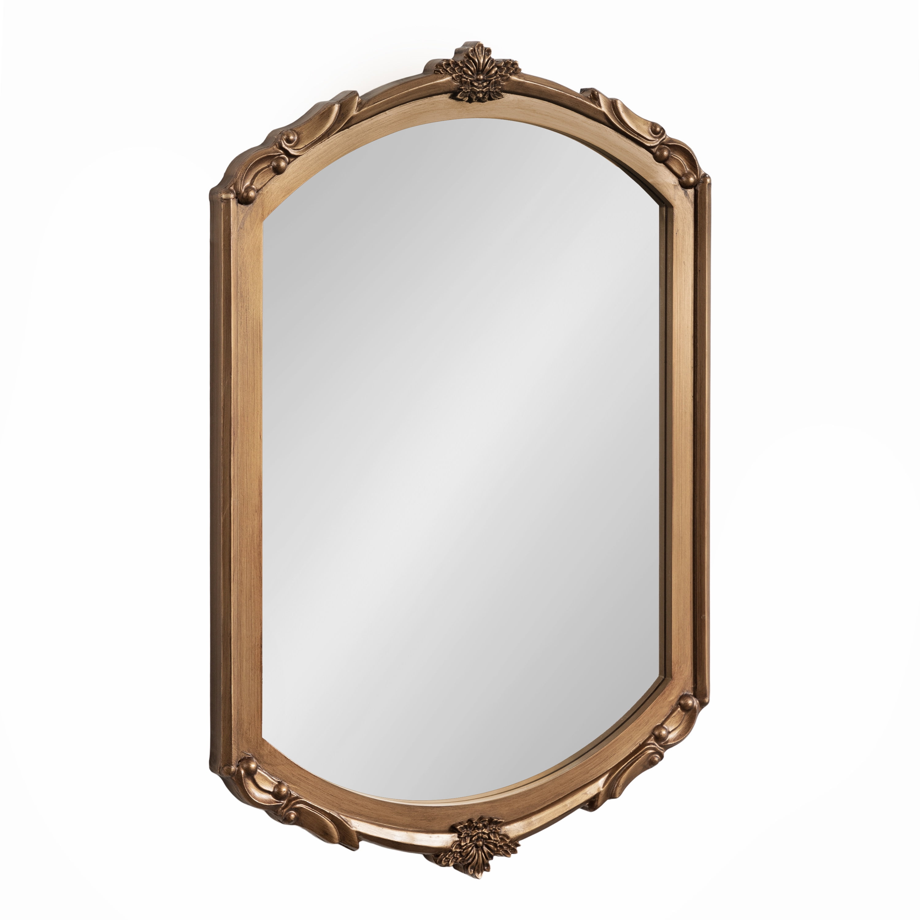 Kate and Laurel Berkshire Vintage Arched Wall Mirror, 24 x 36, Gold ...