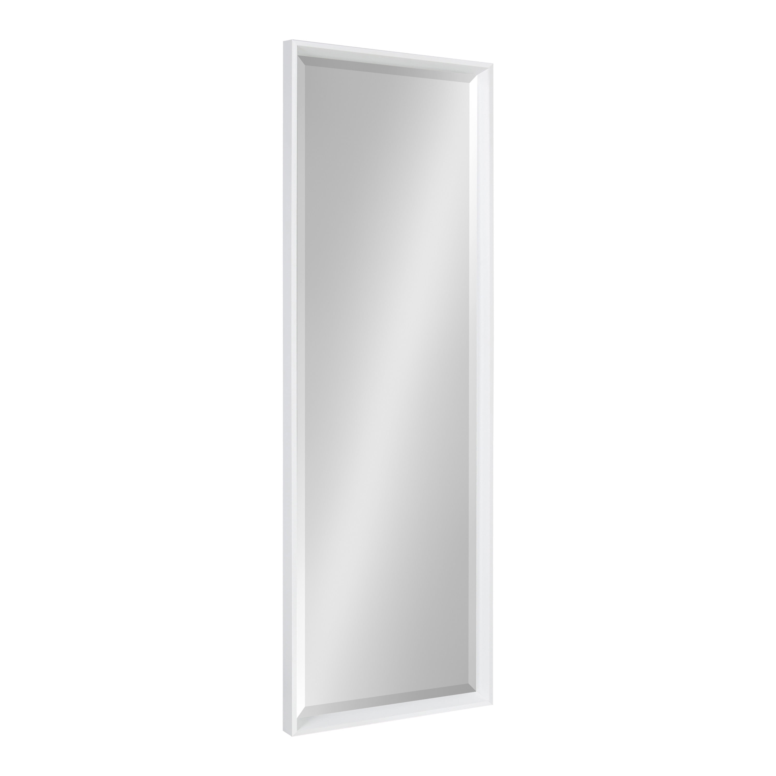 Kate and Laurel Calter Modern Framed Full Length Wall Mirror, 17.5 x 49 ...